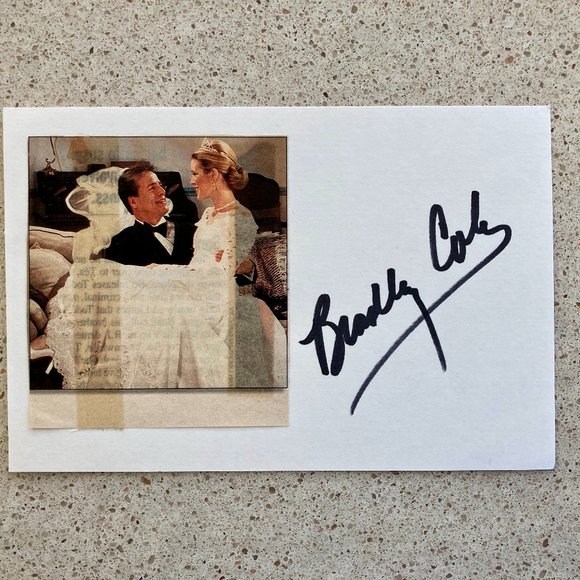 Autograph | Other | Bradley Cole Signed Index Card 4x6 Soap Opera ...